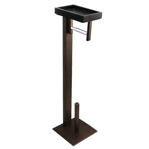 Kingston Brass Edenscape Freestanding Toilet Paper Holder With Storage